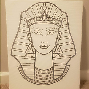 Pre Drawn Canvas Paint Kit | Teen, Kids and Adult Sip and Paint Party Favor | DIY Date Night Couple Activity| Canvas Boards for painting| Birthday Party Gift King Tutt