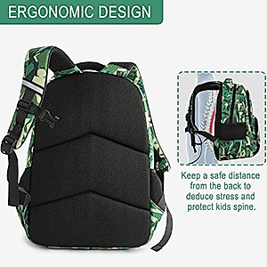 Robhomily Boys Backpacks for Elementary Kindergarten Backpack for Boy Kids School Backpack for Boys Lightweight Shark