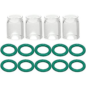 RIVERWELD TIG Insulated Class Cup #8 (1/2" & 12.5mm Orifice) Temperature Resistant O-Rings for SR WP 9 17 18 20 25 26 TIG Welding Torch 4pk