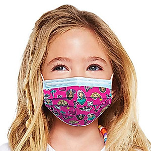 MASKS Children’s Single Use Face, Barbie, 14 Count, Small, Ages 2-7, Kids Toys for Ages 2 Up by Just Play