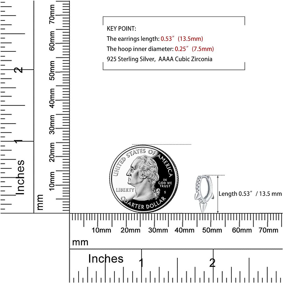 Small Huggie Hoop Earrings for Women Girls, Dainty Lightweight Huggie Earring for Everyday in 925 Sterling Silver, Hypoallergenic