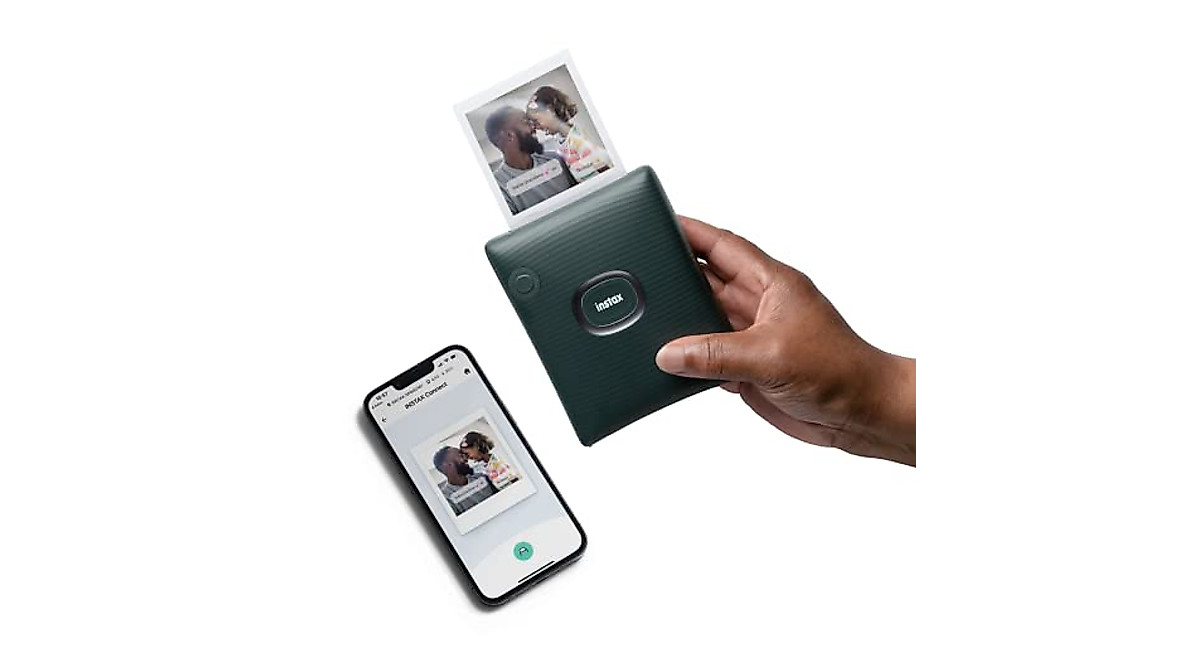 Fujifilm Instax Square Link Printer Midnight Green - Print & Share Easily