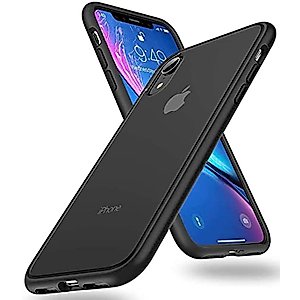 Humixx Shockproof Series iPhone XR Case Cover 2020 [Military Grade Drop Tested] [Upgraded Nano Material] Translucent Matte Case with Soft TPU Bumper, Protective Case for Apple iPhone XR - 6.1 inch