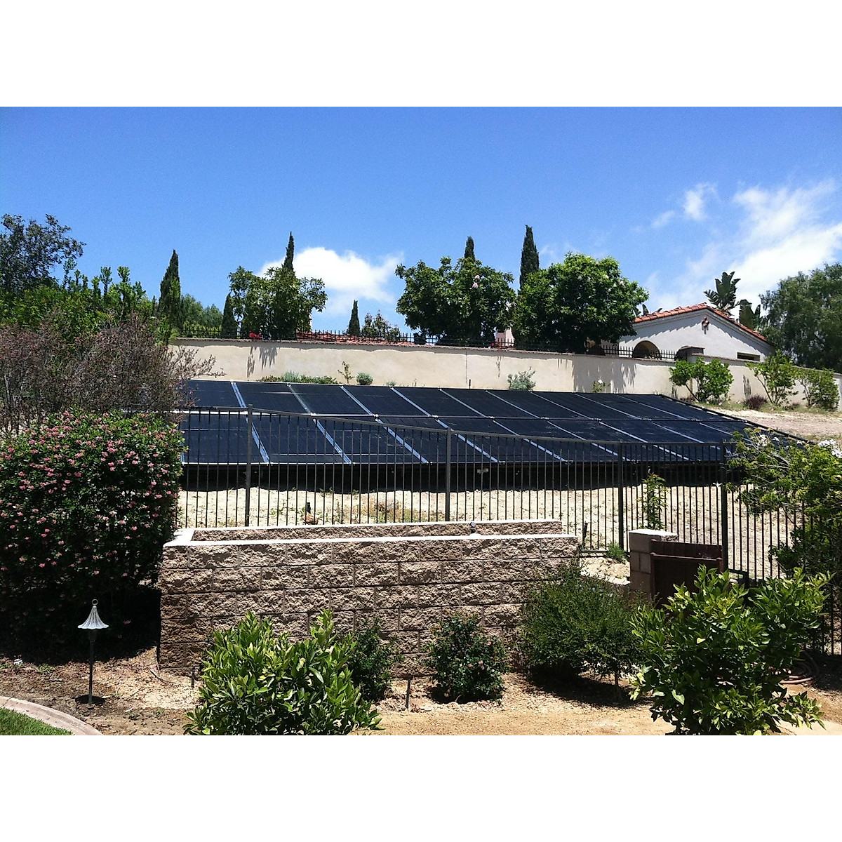 SolarPoolSupply SwimEasy Universal Solar Pool Heater Panel with Replacement Rubber Hose Connectors, 1 Panel for 1.5" I.D. Header — 4' x 8'