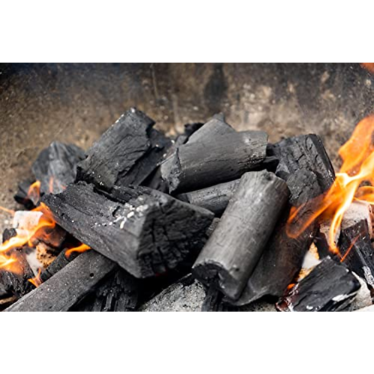 Thaan Thai Style Charcoal (5) and Thaan Charcoal Premium Select Very Large Lump Natural Hardwood Charcoal