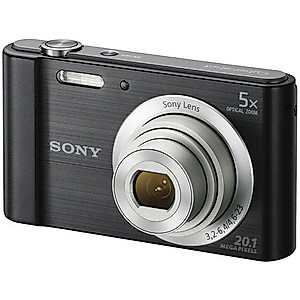 Sony Cyber-Shot DSC-W800 Digital Camera (Black) + 32GB Pixi-Basic I3ePro Accessory Bundle