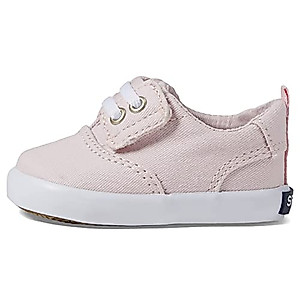 Sperry Kids Footwear Baby Spinnaker Crib Jr Washable Sneaker, Blush, 3 US Unisex Infant