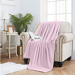 RACHEL Rachel Roy Jacquard Textured Oversized Throw - Silky Soft and Cozy Flannel Fleece, Blanket for Bed and Couch - Oversized Throw 60" X 70", Dark Lavender