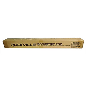 Rockville ROCKSTRIP 252 LED 5 Channel DMX RGB Color Strip DJ Wash Up Light Bar