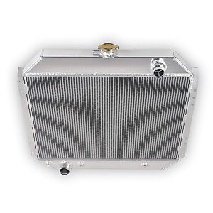 OHOB-COOL 4 Row High Performance Full Aluminum Radiator 1966-1979 67 68 69 78 Ford F100 F150 F250 F350 Bronco Custom Ranger Pickup Truck V8 (CU433)