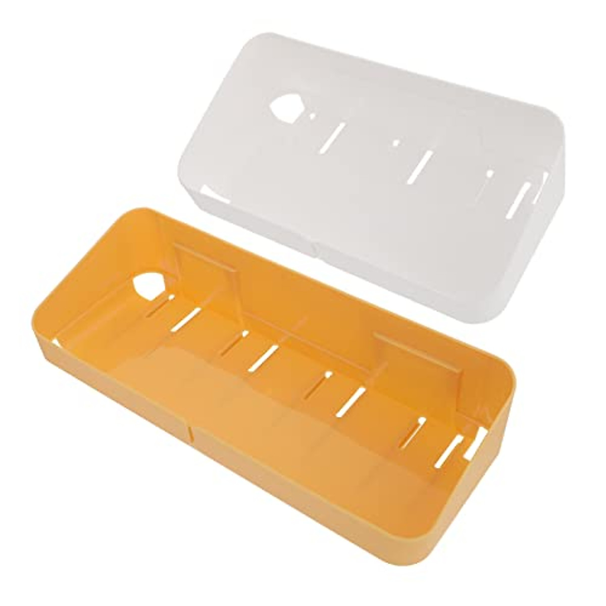 Healeved 2pcs Storage Rack White Plastic Hangers Utensil Hanger Storage Hangers Bathroom Storage Shelf Food Storage Organizer Wall Bathroom Storage Holder Kitchen Storage Rack Storage Racks