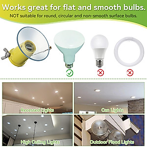 Dreyoo Light Bulb Changer for High Ceilings and Recessed Lights, Suction Cup Light Bulb Changer Compatible with DocaPole and Other Standard Threaded Extension Pole (Pole Not Included) (1 Pack)