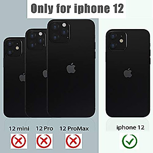 Diverbox for iPhone 12 Waterproof Case,Waterproof Shockproof Dustproof IP68 Full-Body Hard Case Built-in Screen Protector Underwater Outdoor Waterproof Cover for iPhone 12,6.1 in (Clear)