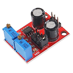 UMLIFE10PCS NE555 Duty Cycle and Frequency Adjustable Module Square Signal Wave Generator Rectangular Module with Breadboard Jumper Wires 20cm 10pin Male to Female Female to Female