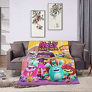 Soft Flannel Blankets Throw Bedding Room Decor Blanket for Bed Sofa Air Conditioning Blankets50 X40