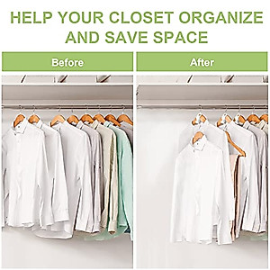 Towjaw Hanger Connector Hooks,100 Pcs Hanger Connector Hooks for Plastic Hangers,Hanger Extender Hooks,Cascading Clothes Hangers for Heavy Duty Space Saving