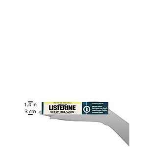 Listerine Essential Care Toothpaste, Powerful Mint Gel, 4.2 Ounce