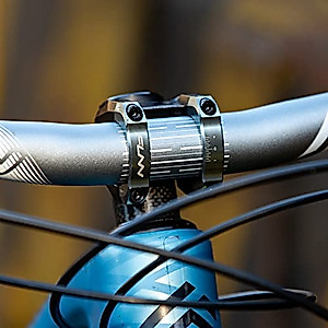 Funn Equalizer Bike Stem with 10mm Drop or Rise - Length 50mm stem with 31.8mm Bar Clamp, Durable and Lightweight Alloy Bike Stem for Mountain Bike and BMX Bike (Red)