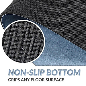 Modernized Bath Mat, Modernized Magic Mat Bathroom, The Magic Mat - Bathroom Mat Quick Dry, Super Absorbent Non Slip Bathroom Rug for Bathroom Floor Bathtub, Easy Care (Light Blue-B, 19.7 x 31.5in)