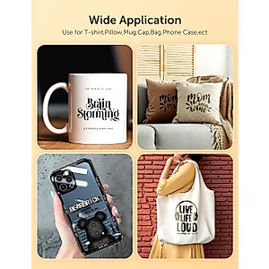 Hiipoo Sublimation Ink for EcoTank Supertank Inkjet Printers ET-2720 ET-2760 ET-2800 ET-2803 ET-3760 ET-4700 ET-4800 ET-7720 ET-2400 Heat Press Transfer on T-Shirt Mug Mask Printer(Autofill/Anti-UV)