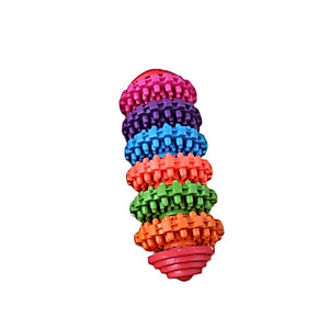 JJ Store Colorful Pet Dog Puppy Dental Teething Cleaning Chew Biting Toy Random Color