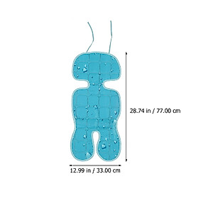 TOYANDONA Baby Seat Liner Ice Silk Infant Car Seat Cooler Stroller Cooling Mat Breathable Seat Pad Cushion for Universal Car Seat & Stroller(Random Color)