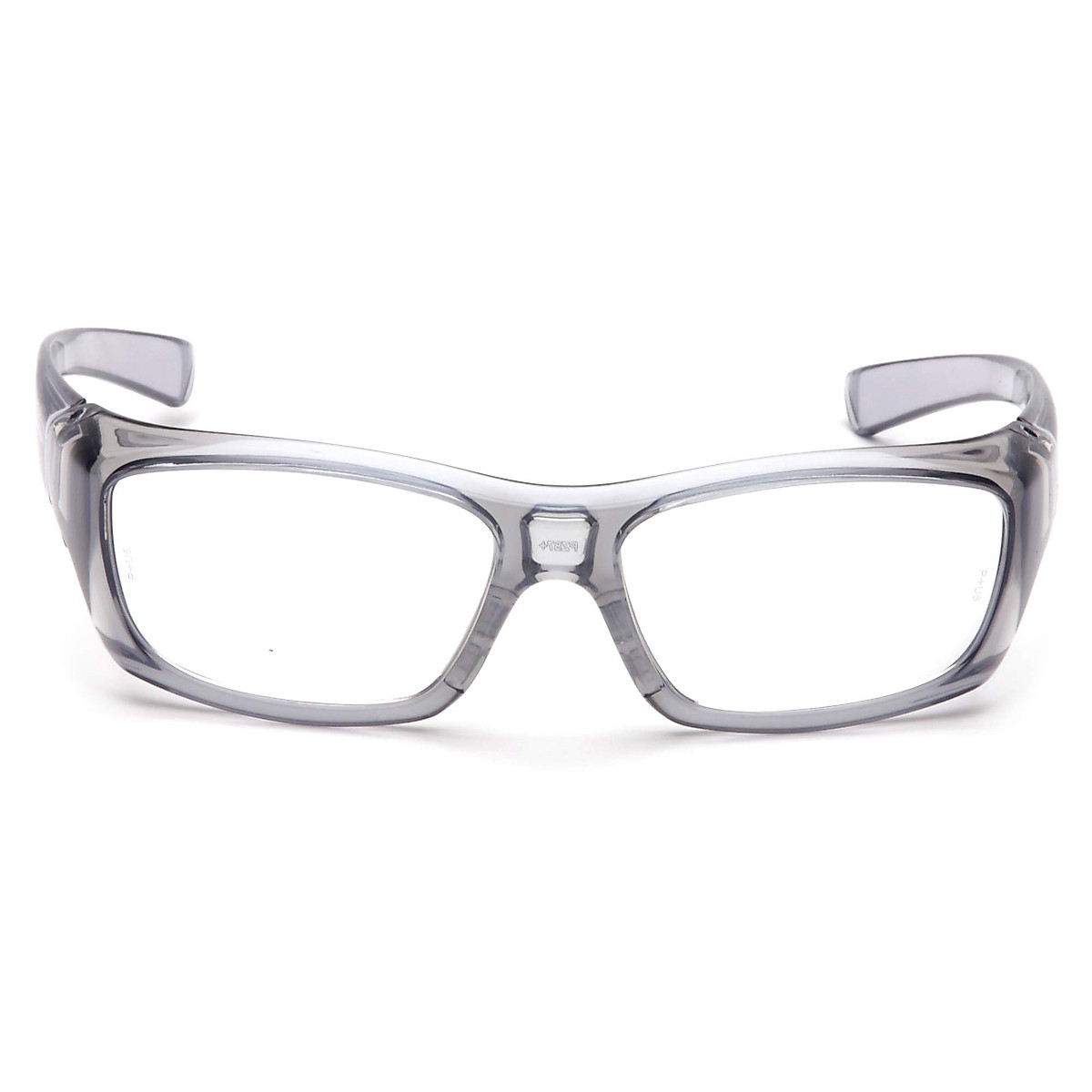 PYRAMEX SG7910D15 Pyramex Emerge Clear Safety Reader Glasses, Scratch-Resistant,Gray Frame