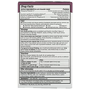 Natures Way Umcka Berry Chew, 20 ct