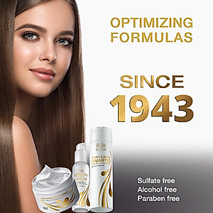 VITAMINS hair cosmetics Hair Care Kit - Hydrating, Ph Balancing, Damaged Hair Solution with Keratin, Moroccan Argan Oil - Ultra Recovery for Color Treated, Dry, Frizzy Hair - Paraben Sulfate Free