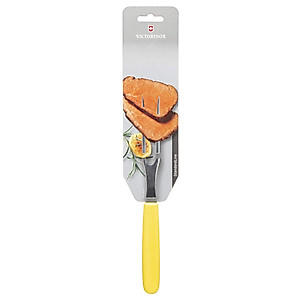 Victorinox 5.2106.15L8B Carving Fork Delicately Carves, Slices and Picks Up Meat Straight Blade in Yellow, 5.9 inches