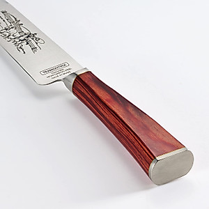 Tramontina Gaucho Style Knife w/Leather Sheath 7inch, 80905/012DS