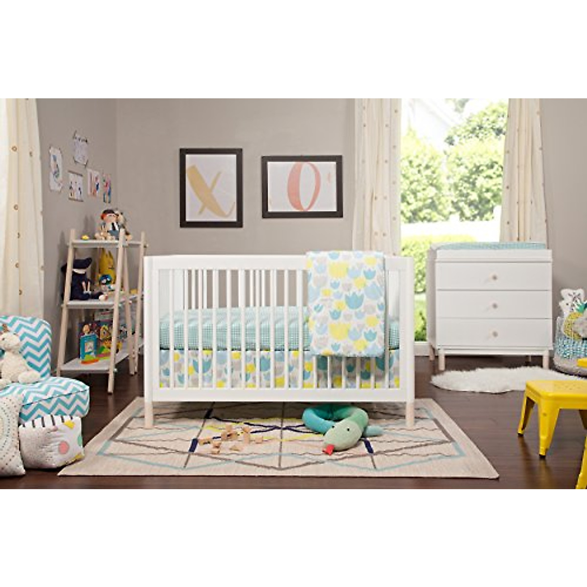 Babyletto Gelato Crib and Dresser Feet Pack in Washed Natural