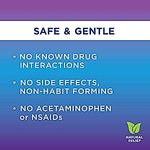 Hyland's Arthritis Pain Relief, FLEXmore PM for Back, Neck, Joint, and Muscle Pain Relief, 50 Quick-Dissolving Tablets