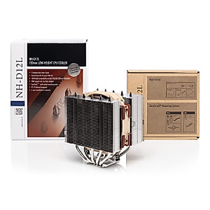 Noctua NH-D12L, Low-Height Dual-Tower CPU Cooler (120mm, Brown)