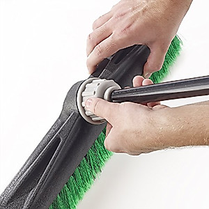 O-Cedar Professional 18" Multi-Surface Push Broom, Green