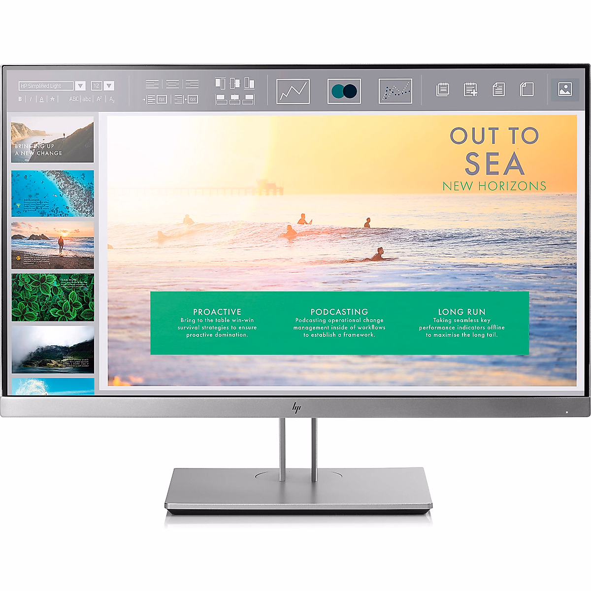 HP 23’’ (58.4 cm) EliteDisplay E233 IPS LED Backlit FHD Anti-Glare Computer Monitor with Pivot Rotation (Black/Silver)