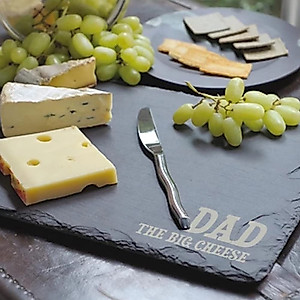 Lingluox 11"x6" 8 Pack Black Slate Cheese Board with Natural Edge for Kitchen,Slate Plates Blank Charcuterie Stone Plates for Cake Fruit Meat Appetizers Dried Fruits Display Chalkboard.