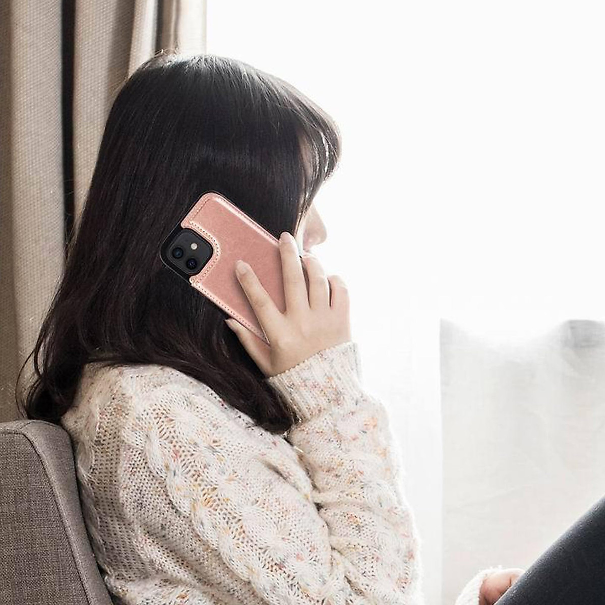 NICETUFF Custom Phone Case for iPhone 6 7 8 Plus 11 12 13 Mini 14 Plus 15 Pro Max, Soft Silicone Leather Cover, Personalized Name Handwritten Style Phone Cases