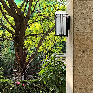 Outdoor Wall lamp Home Garden lamp - Waterproof Design, Environmental Protection and Energy Saving, Modern Minimalist Outdoor Lighting Balcony Aisle Wall lamp E27 Screw (excluding Light Source)