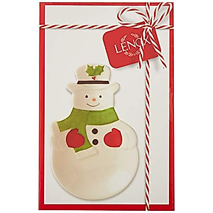 Lenox Holiday Snowman Spoon Rest