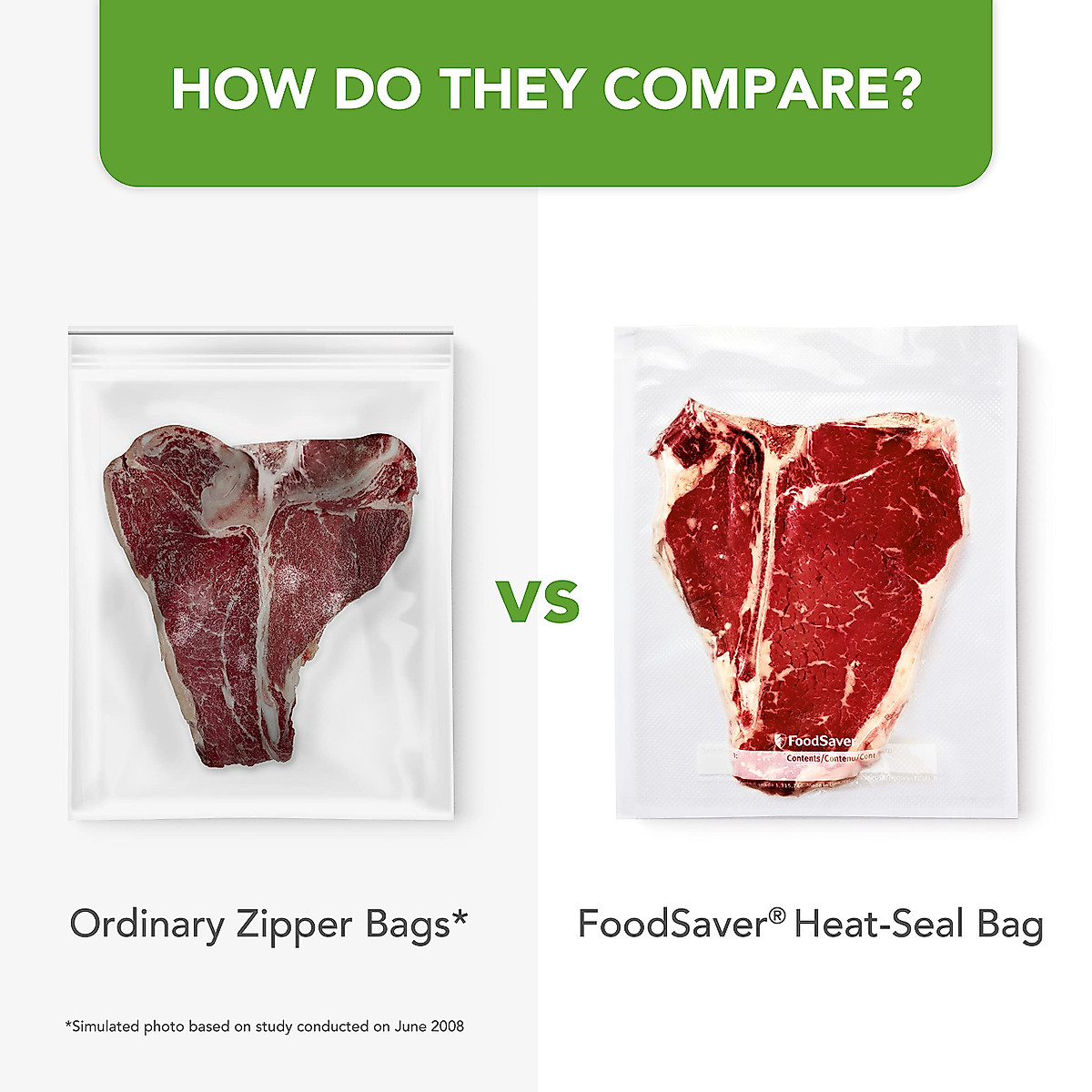 FoodSaver 2-pack 8"x20' Heat Seal Rolls