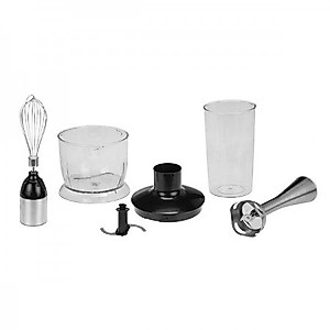 Kalorik Combination Mixer with Mixing Cup, Chopper, and Whisk, Black
