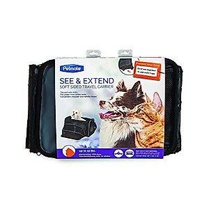 Petmate 21842 See and Extend Pets Carrier, Black