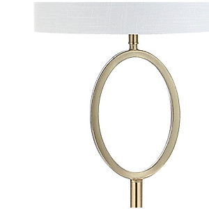JONATHAN Y JYL1089A April 61" Metal LED Floor Lamp, Modern, Contemporary, Glam, Traditional, Office, Living Room, Family Room, Dining Room, Bedroom, Hallway, Foyer, Brass