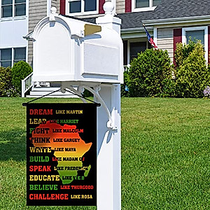 Juneteenth Garden Flag Black History Month African American Independence Day Vertical Double Sized Yard Outdoor Decoration