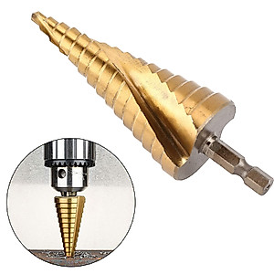 Barb Step Drill Bit, Hole Cutter Tool Multifunctional Drill Bit Step Drill Bit for Metal Wood Stainless Steel Plastic Plates(4mm~12mm)