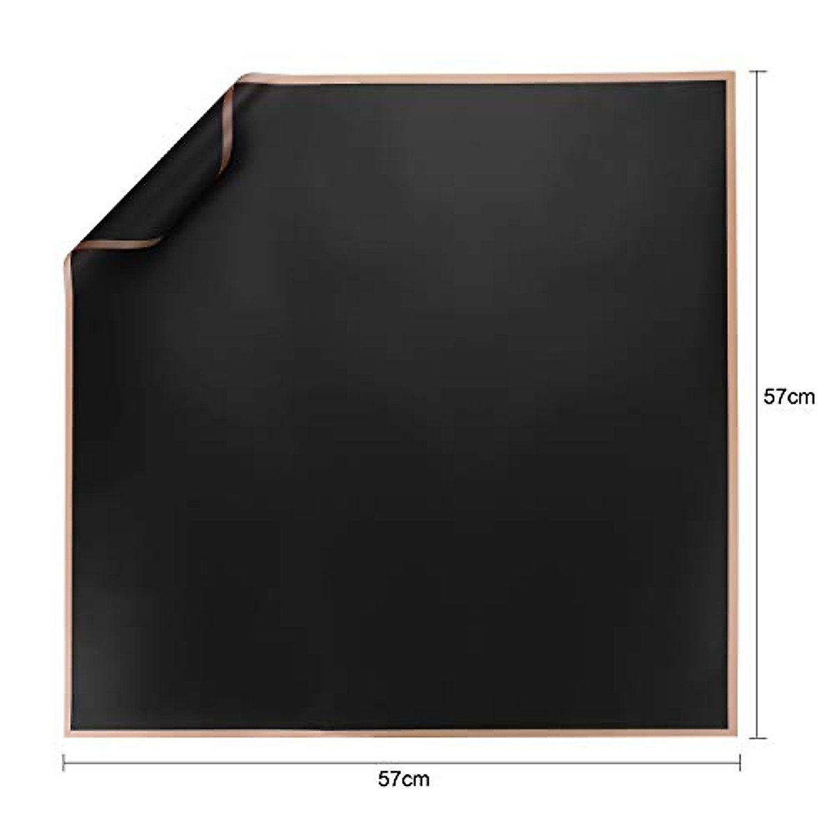 20 Sheets Flower Wrapping Papers Waterproof Gold Edge Wrappers Floral Bouquet Gift Package Paper Florist Packaging Supplies for Mother's Day Birthday Wedding Holiday Decoration