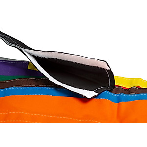 Tandem Sport Net Zone Tape Volleyball Training Tool - Attaches to Net for Serving, Blocking & Hitting Drills - Durable, Colored Canvas Volleyball Training Aid - Volleyball Training Equipment