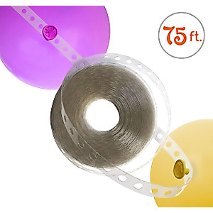 Balloon Arch Strip | LONG! 75ft | Easy to Use | Great Alternative to Balloon Arch Kits