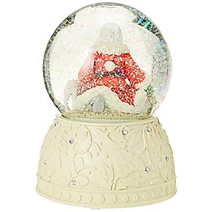 Enesco 6001401 Heart Of Christmas Silent Night Snow Globe Waterfall, 5.71", Multicolor